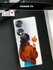 Чехол на Honor 70 / Хонор 70 с принтом "Девушка с опавшим листом", прозрачный