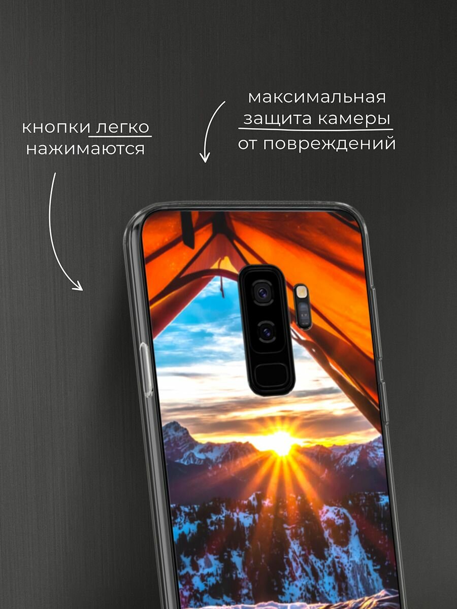 Чехол на Samsung Galaxy S9 + / Самсунг Галакси С9 Плюс с принтом "Горы 7" — фото 1
