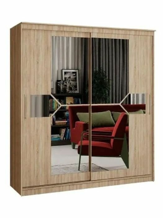 Шкаф-купе Элегант Сонома 170х220х65