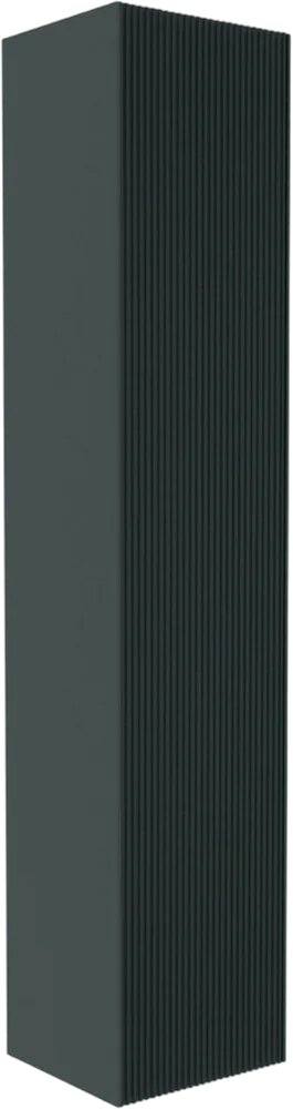 Шкаф-пенал для ванной La Fenice Terra подвесной, 30, 5 см, серый, матовый, с дверками, из МДФ