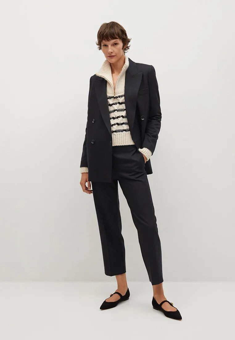 Пиджак MANGO CANAS, размер XS, черный