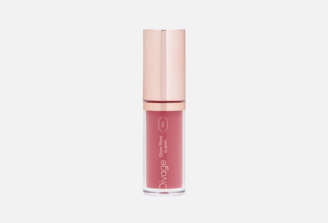 Блеск для губ Divage "Gloss story", оттенок 03, Plum, финиш сияющий, 4 мл