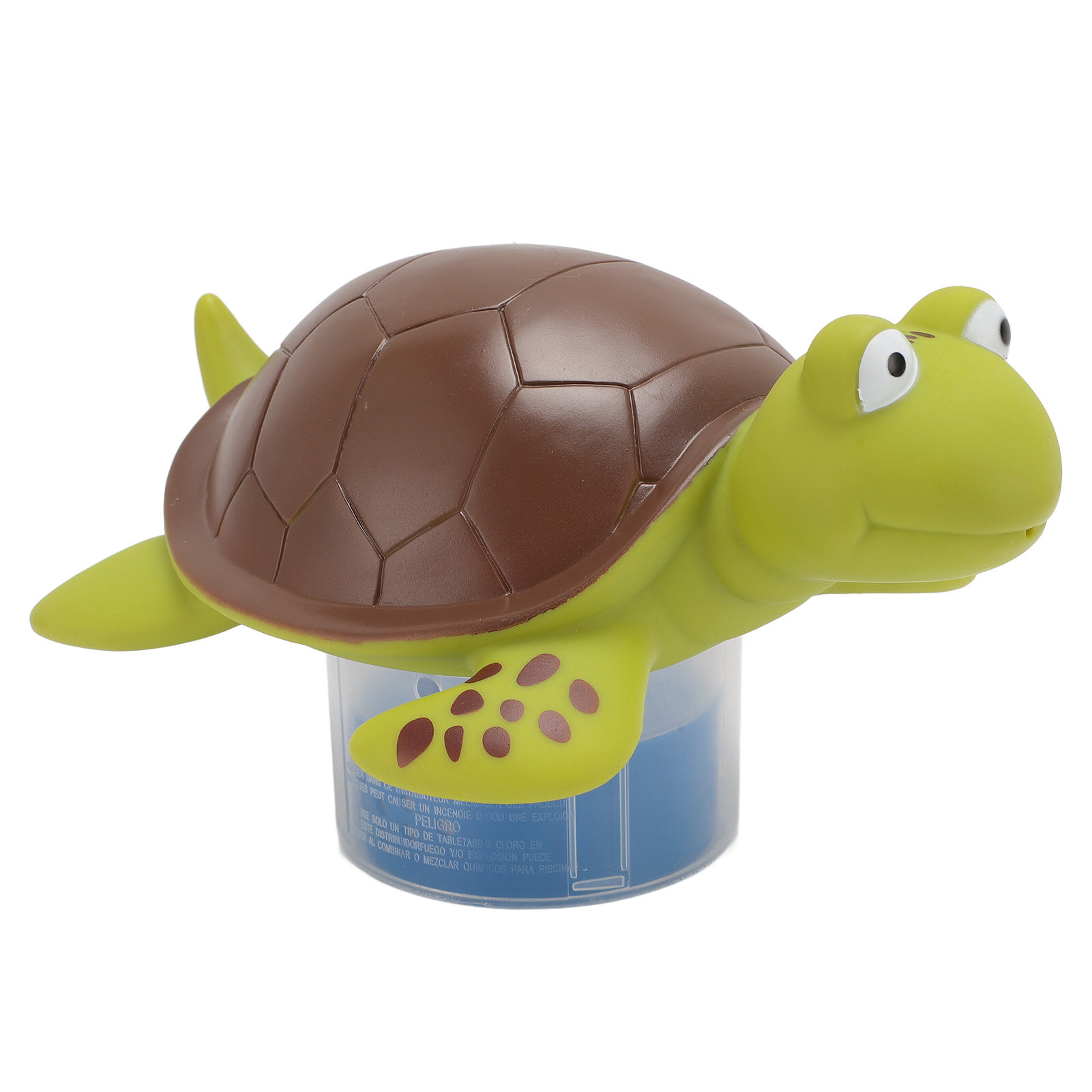 Плавающий дозатор хлора ПВХ, регулируемый, милый, мультяшный, с животными, для бассейна, гидромассажной ванны, спа, зеленый