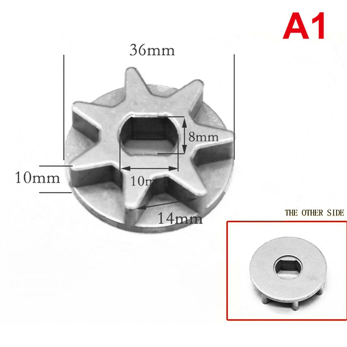 Шт. приводная звездочка для зубчатой передачи сменная звездочка для электрической цепной пилы ANLAN с зубчатой передачей