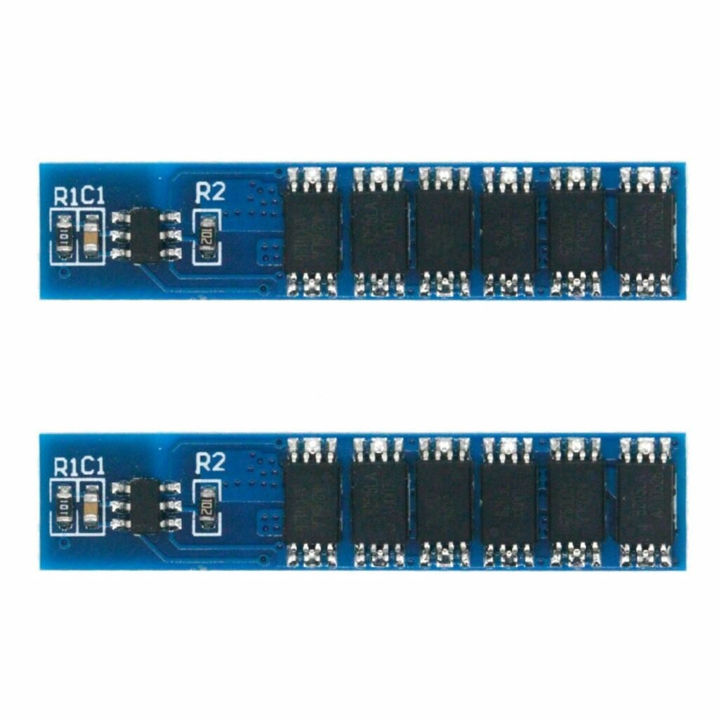 2 Литий-железо-фосфатных аккумулятора 1S15A3.2V 6MOS с защитой от перезаряда и чрезмерного разряда