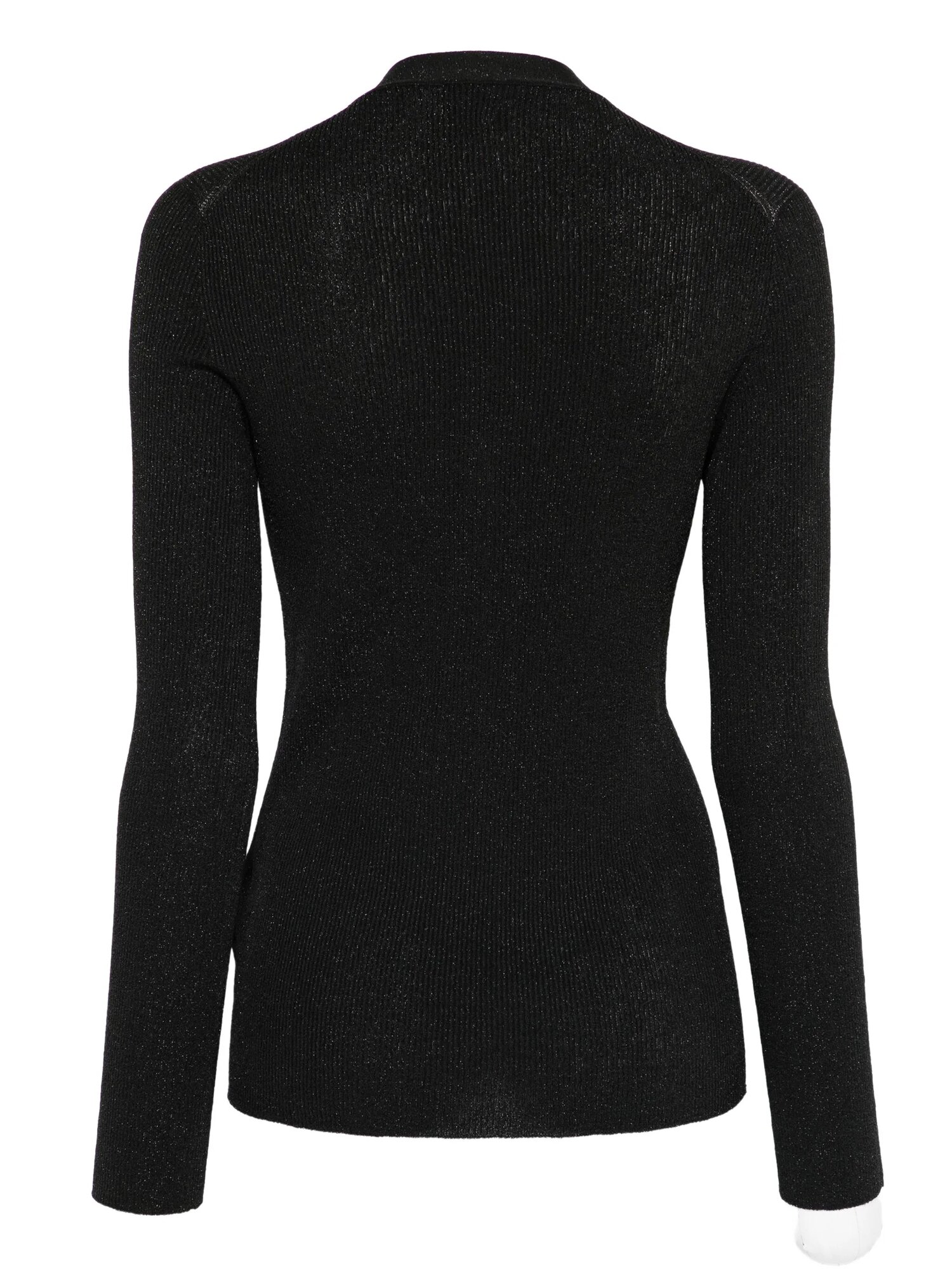 Кардиган Rochas Logo-appliqué cardigan, размер L, black/black — фото 1