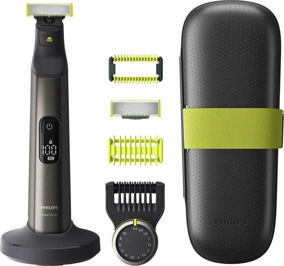 Триммер для бороды и усов OneBlade Pro Face + Body, кол-во насадок 4