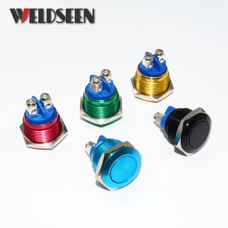 Металлический выключатель WELDSEEN, синий, High Head
