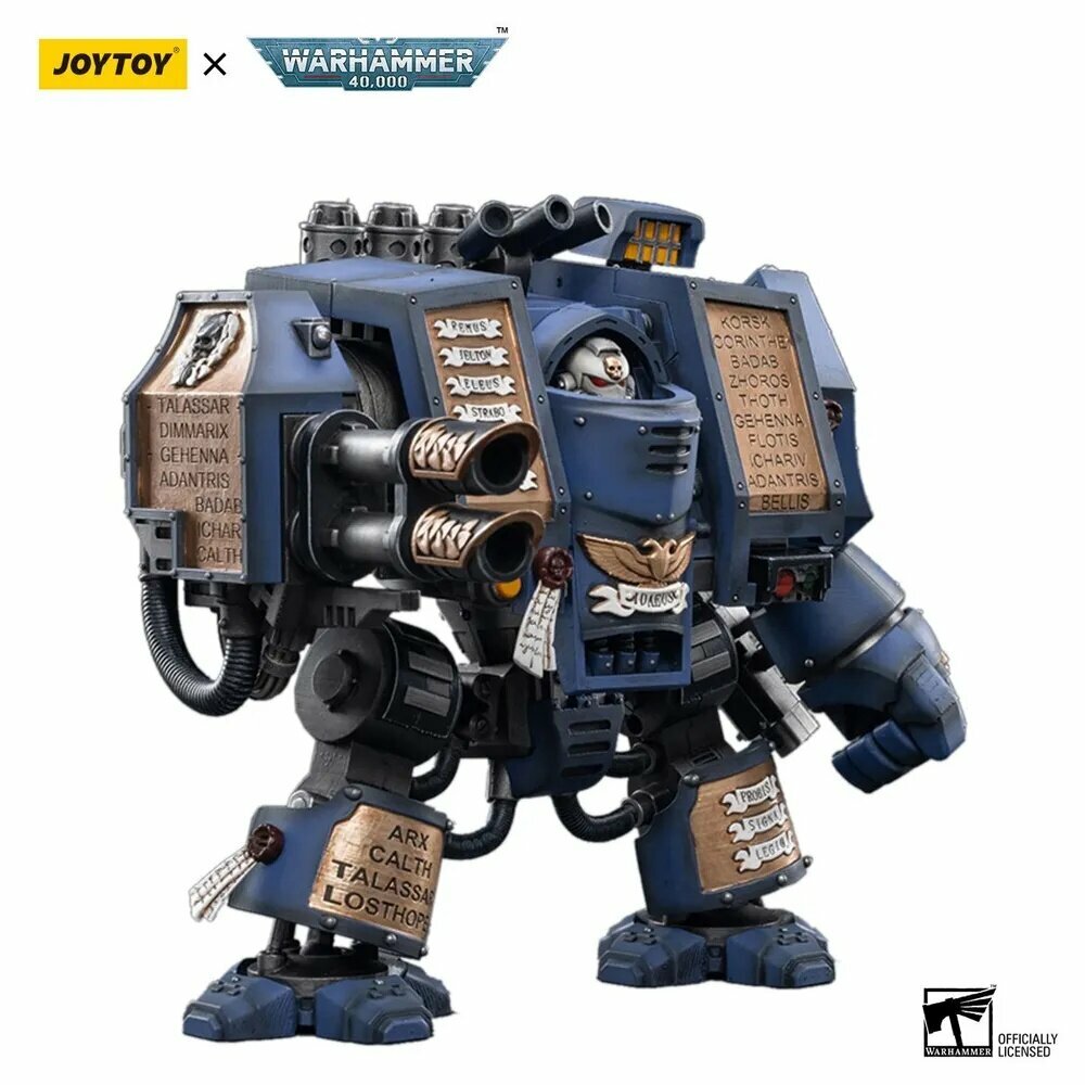 Подвижная фигурка JOYTOY Warhammer 40K Space Marines Ultramarines Venerable Dreadnought коллекция игрушек-newstore