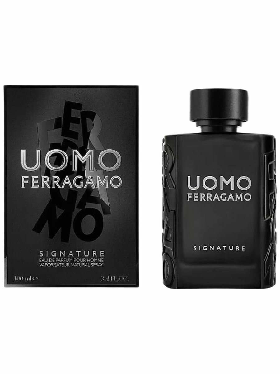 Парфюмерная вода Salvatore Ferragamo "Uomo Signature", древесно-фужерная, мужская, 100 мл