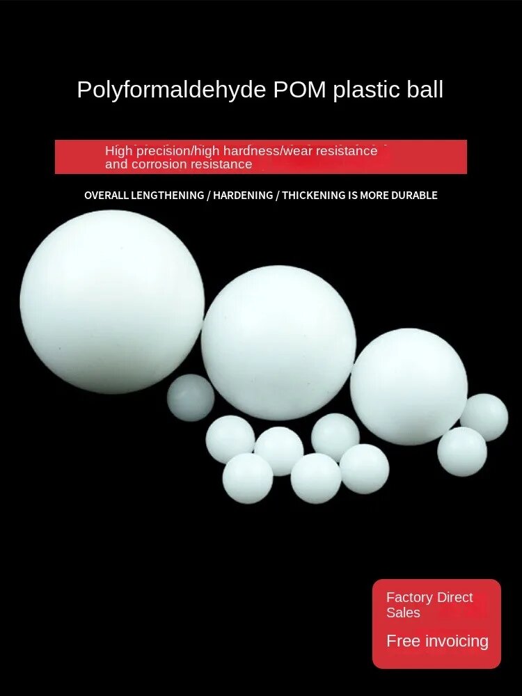 Пластиковые катящиеся шары POM 1/2/3/4/5/6/7/8/9/10/20/30 мм 8.0mm(100pcs)