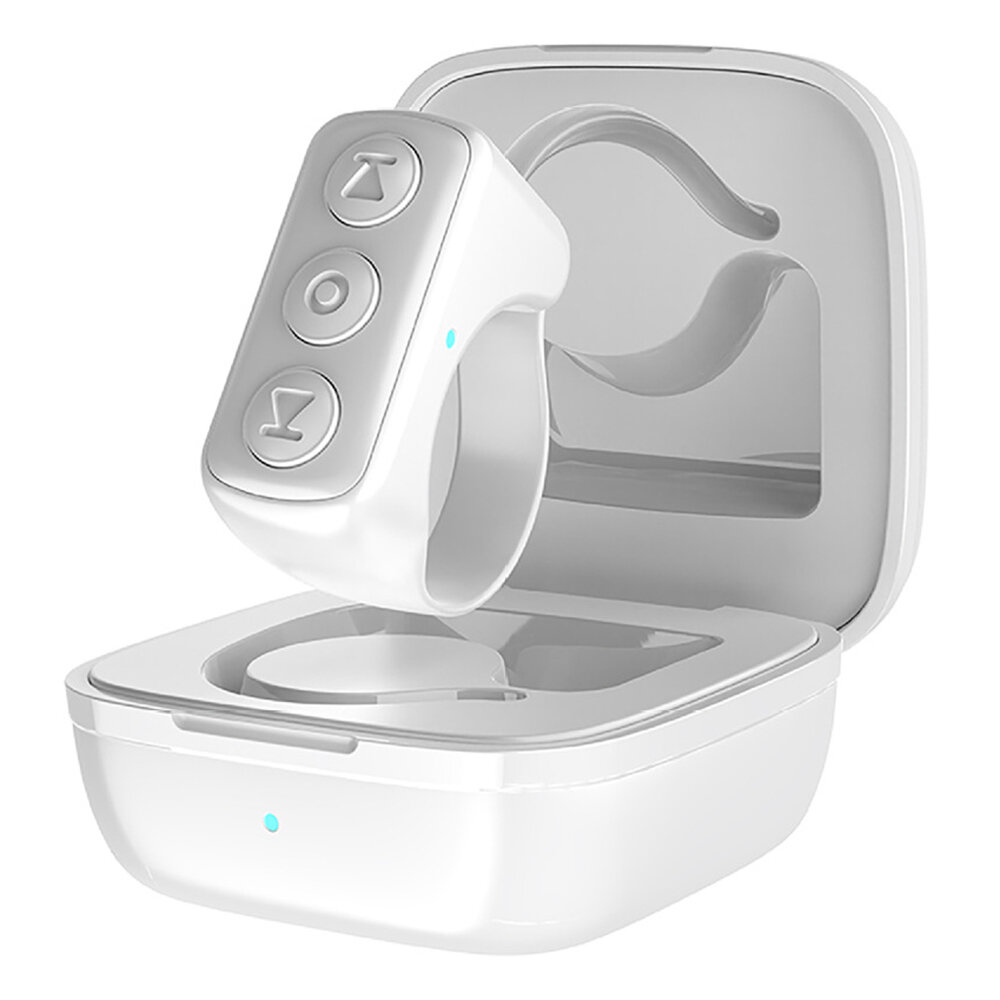 Кольцо для прокрутки TikTok, перелистыватель страниц Kindle, пульт для съемки фото, пульт для управления камерой iPhone, пауза, лайк, блокировка экрана, трендовый товар TikTok, совместимо с iPhone, iPad, iOS, Android, материал: пластик, цвета: черный,