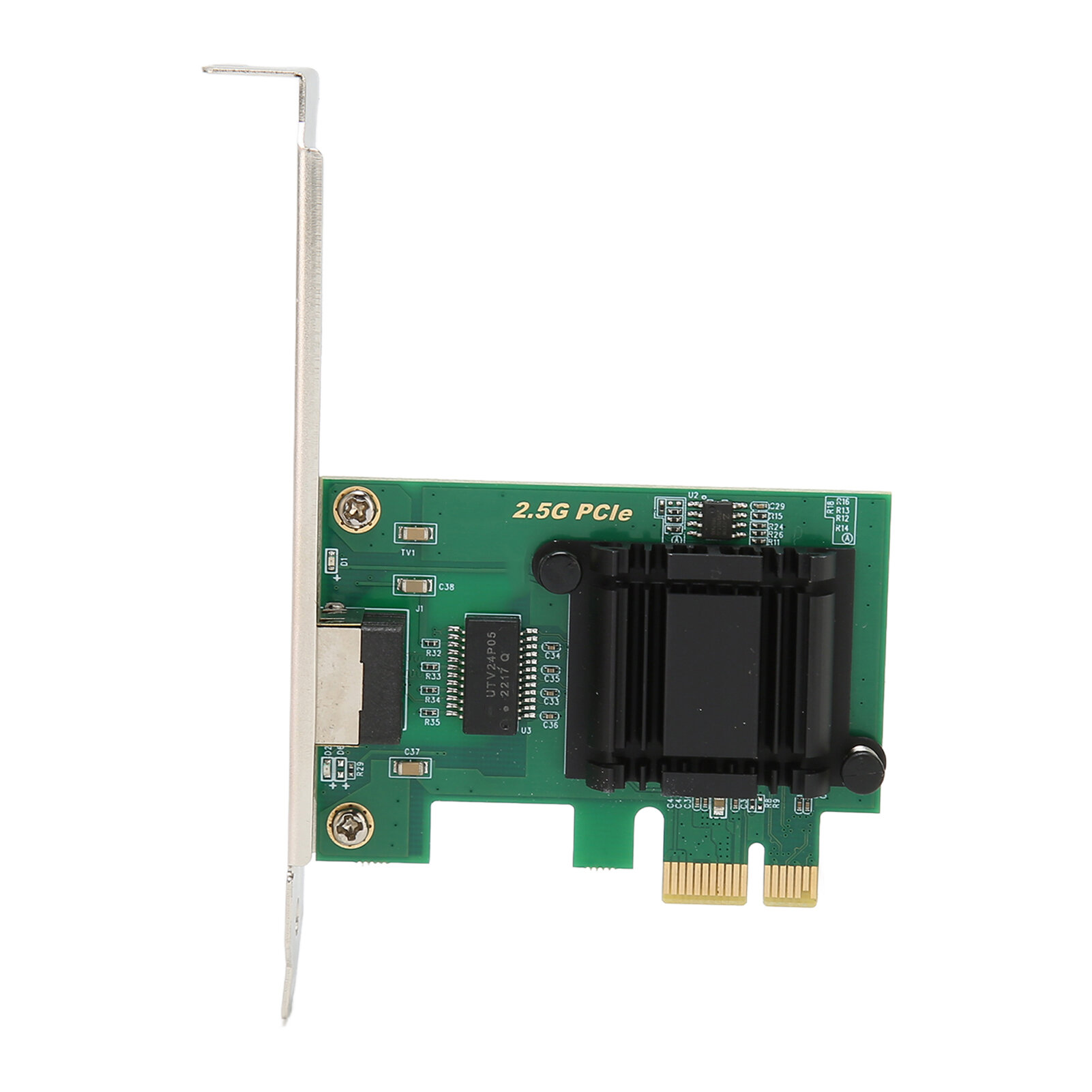 2,5 Гбит/с PCIe сетевой адаптер с кронштейном RJ45, PCI Express гигабитный Ethernet-адаптер для настольного ПК