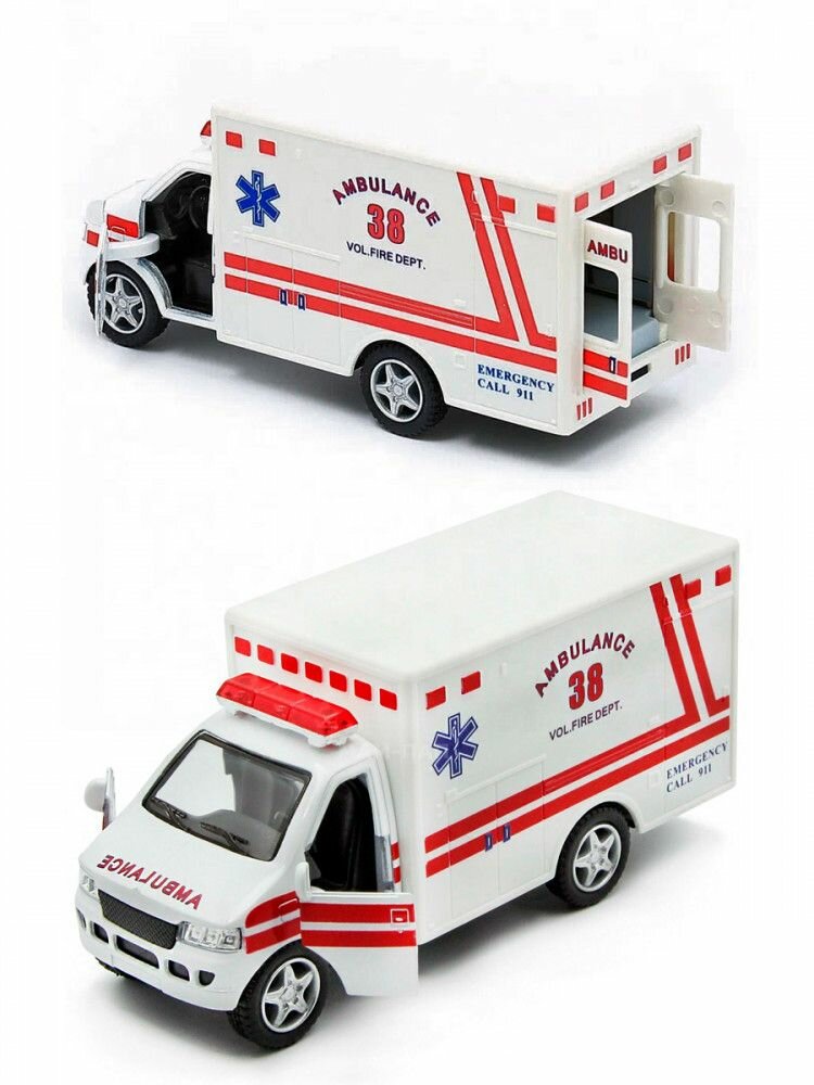 Модель машины KINSMART Скорая помощь KS5259D