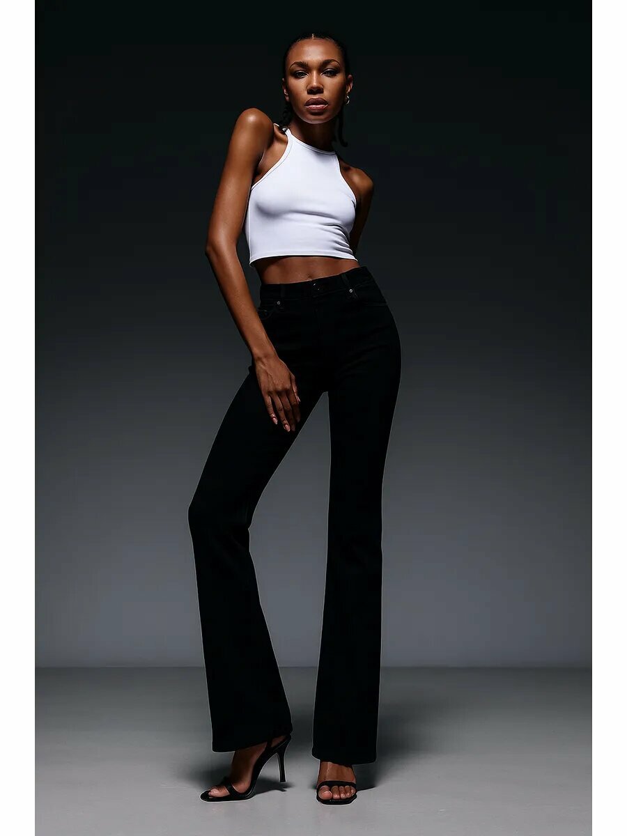 Джинсы клеш для женщин 