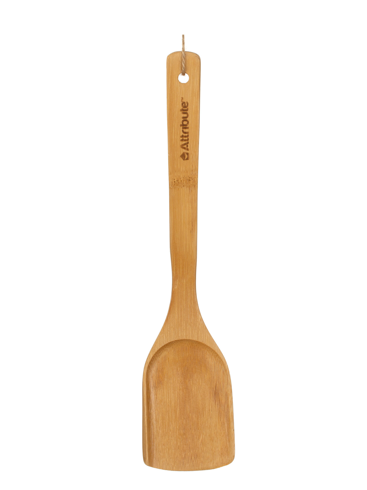 Лопатка деревянная кухонная широкая "BAMBOO" Attribute, 31см, бамбук
