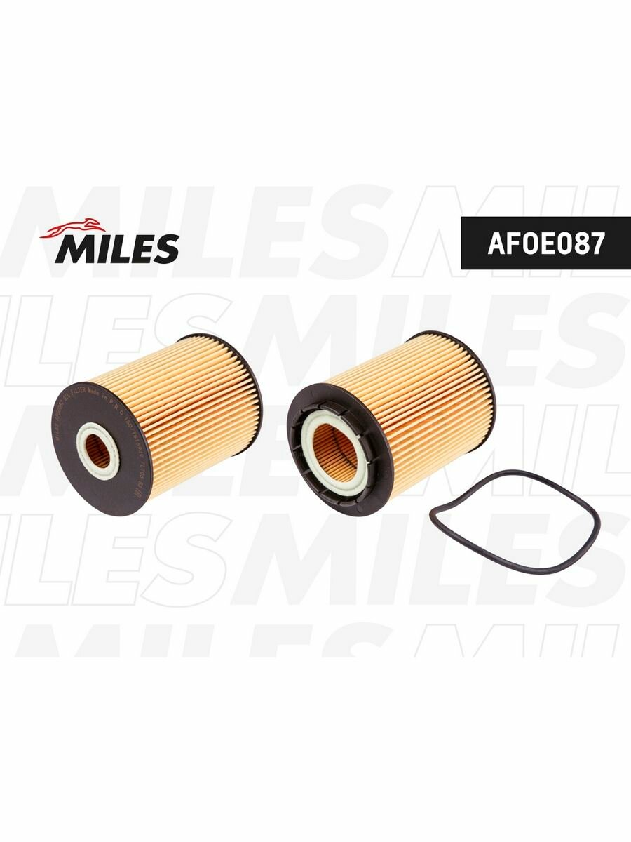 Фильтр масляный для а/м AUDI A6; VW Passat, Sharan / Ауди А6, Фолькваген Пассат, Шаран, MILES AFOE087