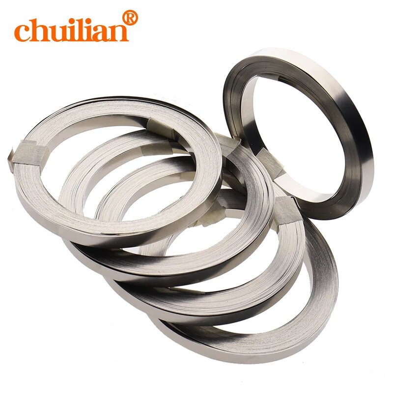 Никелевая лента для точечной сварки 0.2mm x 10mm, 10м
