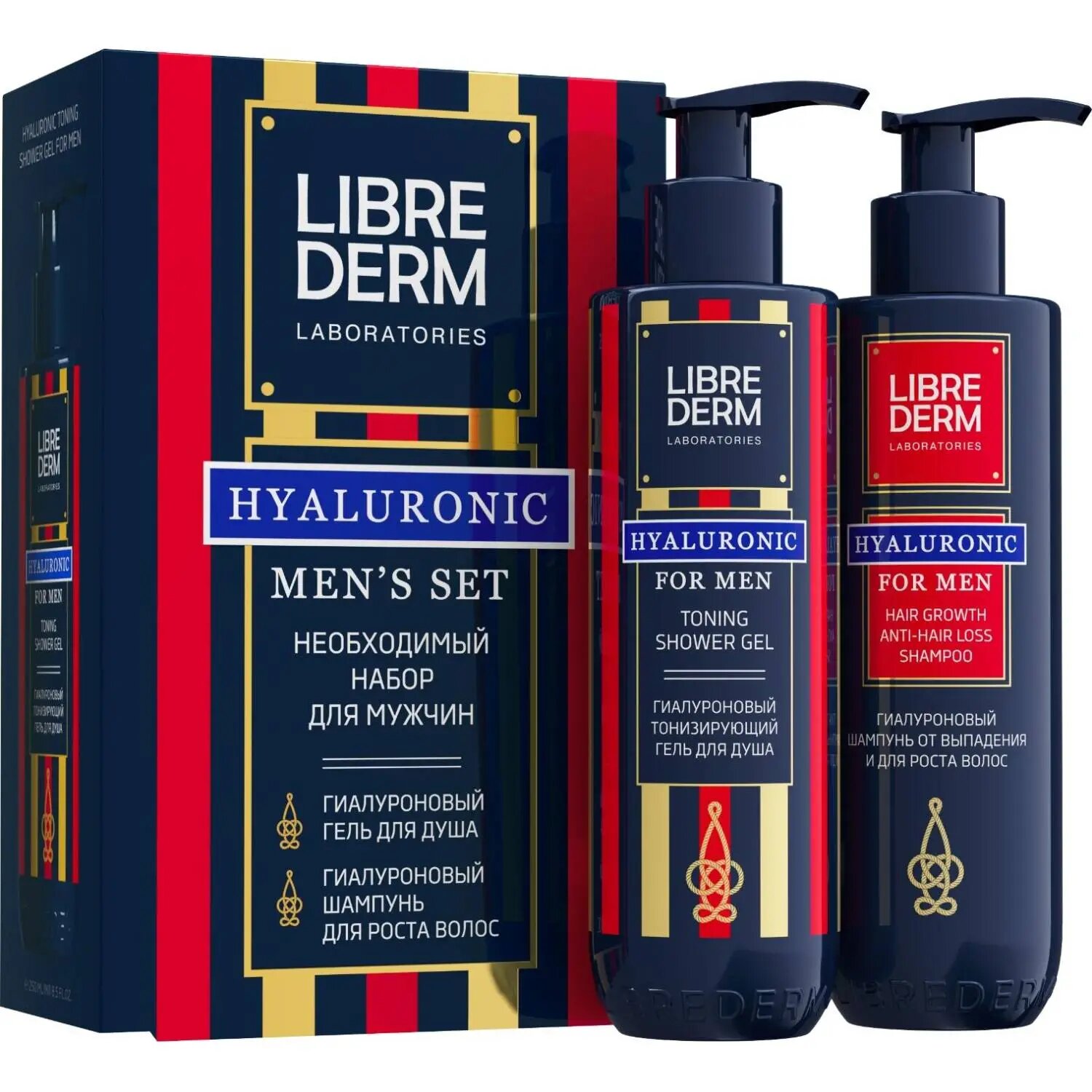 Подарочный набор LIBREDERM FOR MEN набор MEN'S SET гель д/д+шамп 250мл, муж