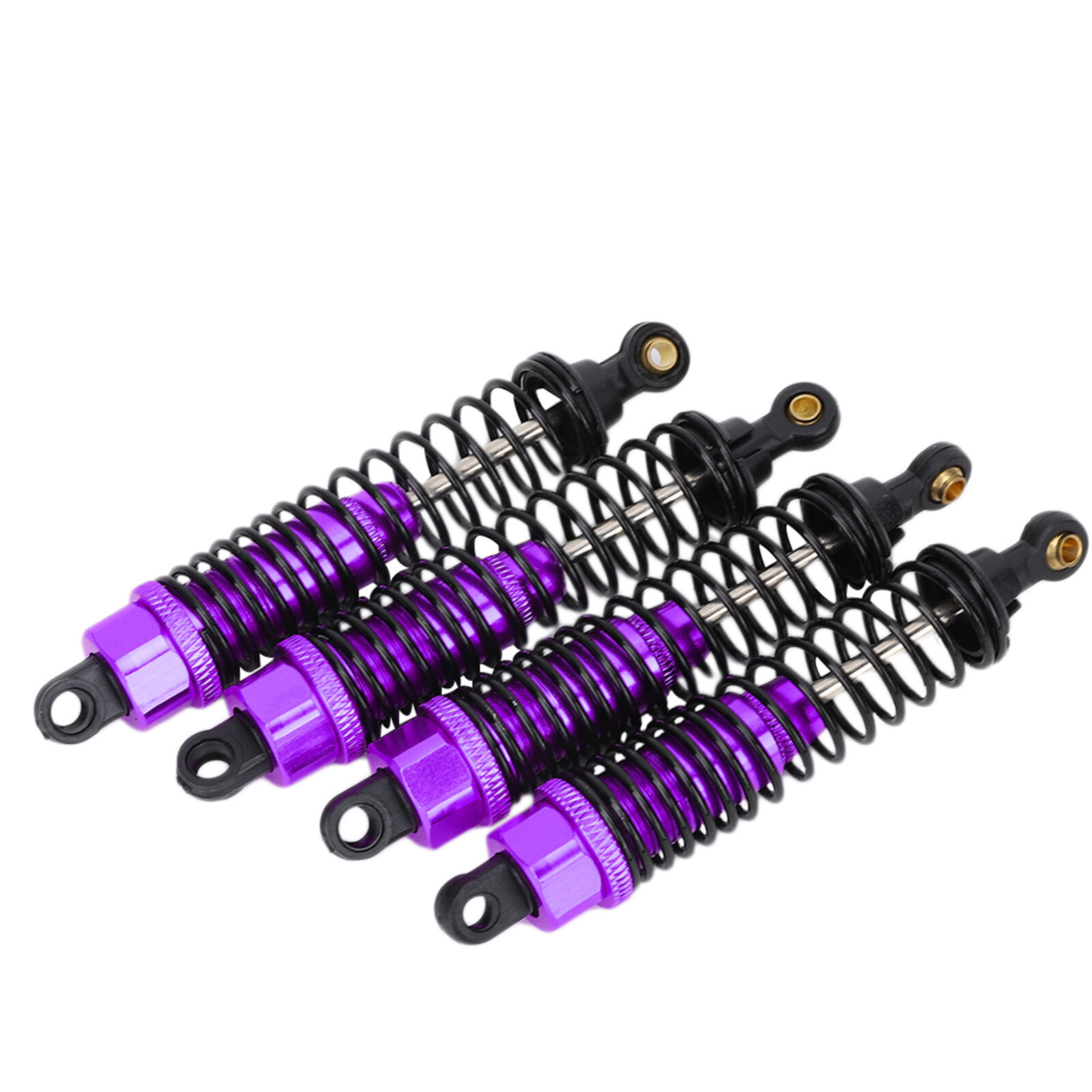 4 шт. RC OffRoad Vehicle Metal Shock Amps Part для HSP 106004 Remote Control Car Accessories (фиолетовый)