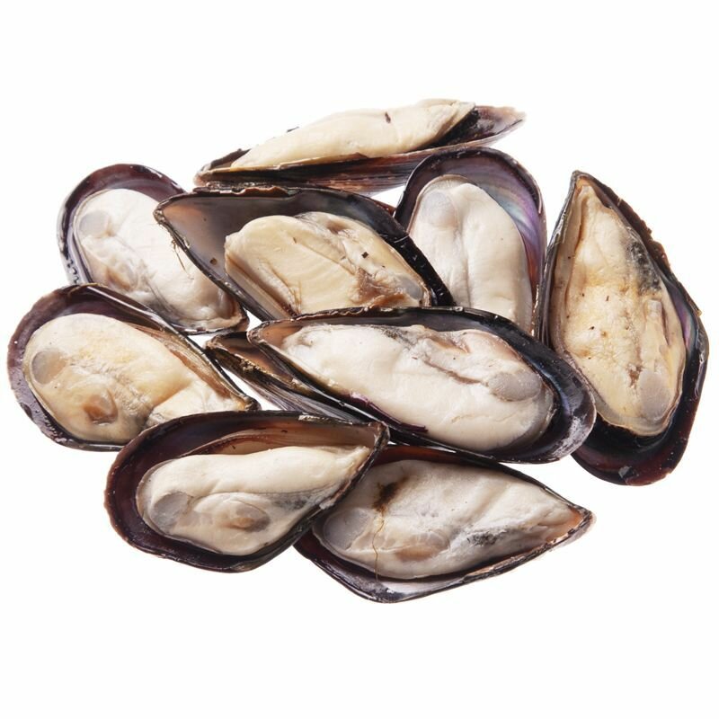 Мидии на половинке раковины 1кг