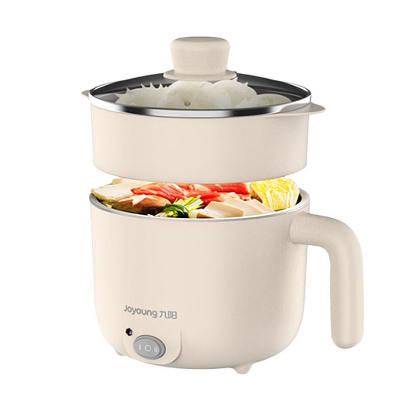 Электрическая фондюшница Joyoung, beige, для приготовления фондю, 1.2 л, 250 Вт, стильный дизайн