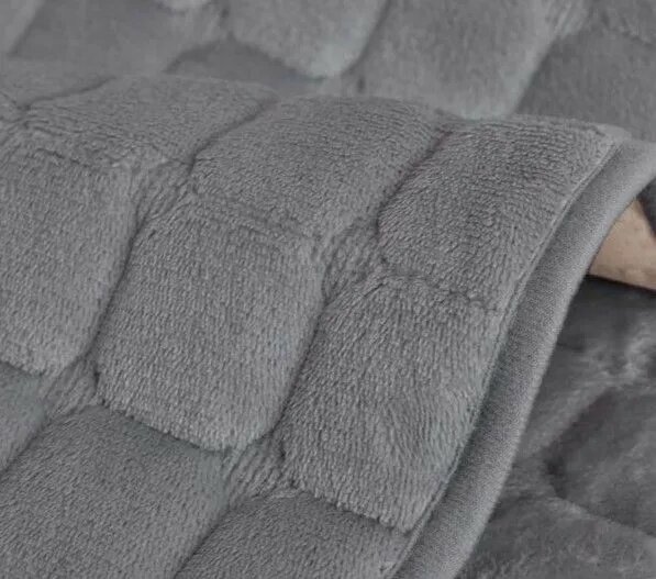 Дивандек 210*90 см 1 шт, чехол, покрывало, плед, накидка с антискользящим покрытием для углового, прямого дивана, H7 темно-серый