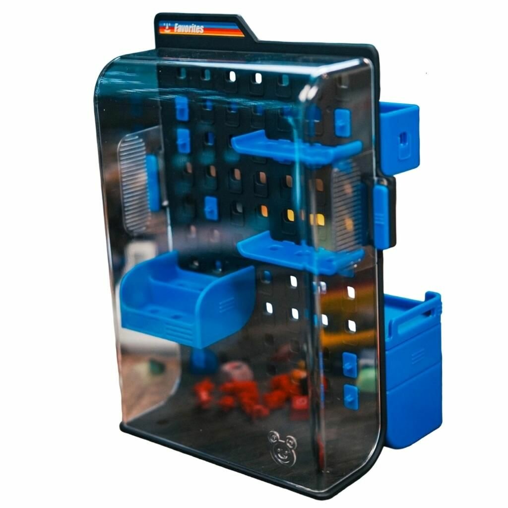 (1шт) Доска для хранения ключей с отверстием для ключей своими руками-черный синий