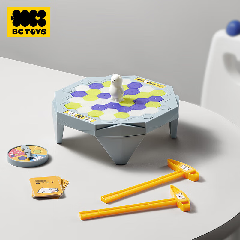 Babycare & Bctoys Ice Cube Adventure, Children's Battle to Save Polar Bears, Board Game for Boys And Girls