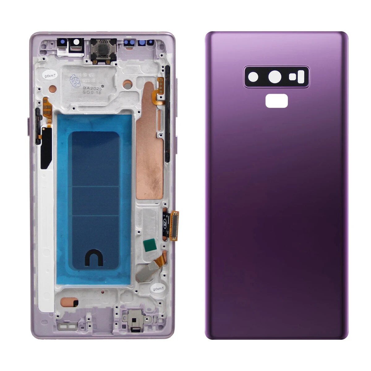Экран note9 для Samsung Note9, ЖК-дисплей, преобразователь сенсорного экрана в сборе для Samsung Note 9 N960F N960U N9600, экран дисплея Purple Frame Cover