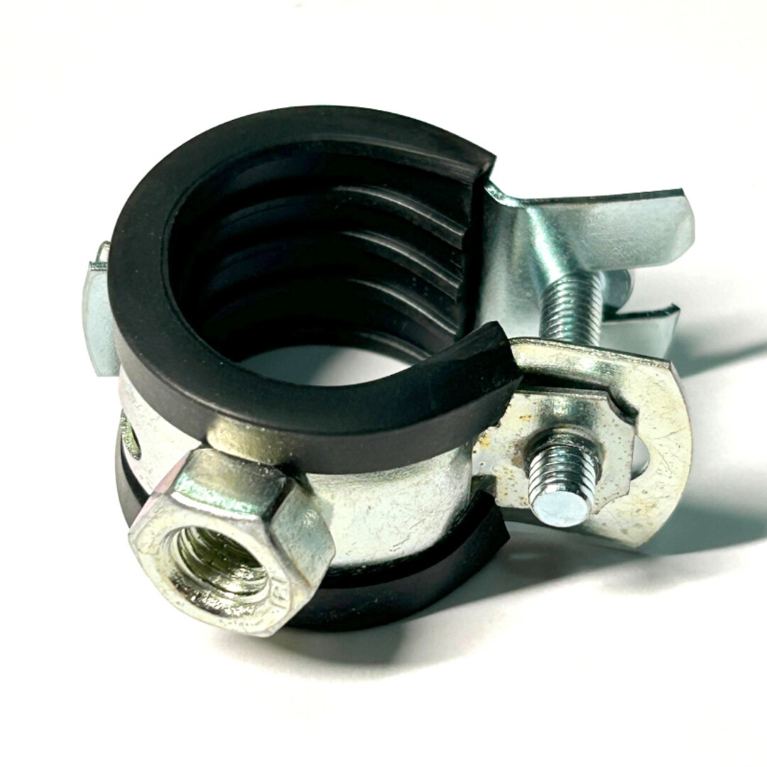 Хомут одновинтовой 1/2" (20 - 23 мм.) UNI-FITT с резиновым уплотнителем (852S2800)