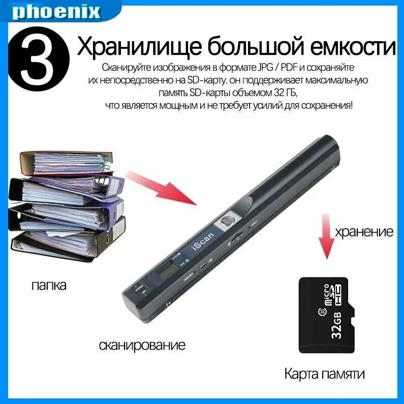 Сканер, черный