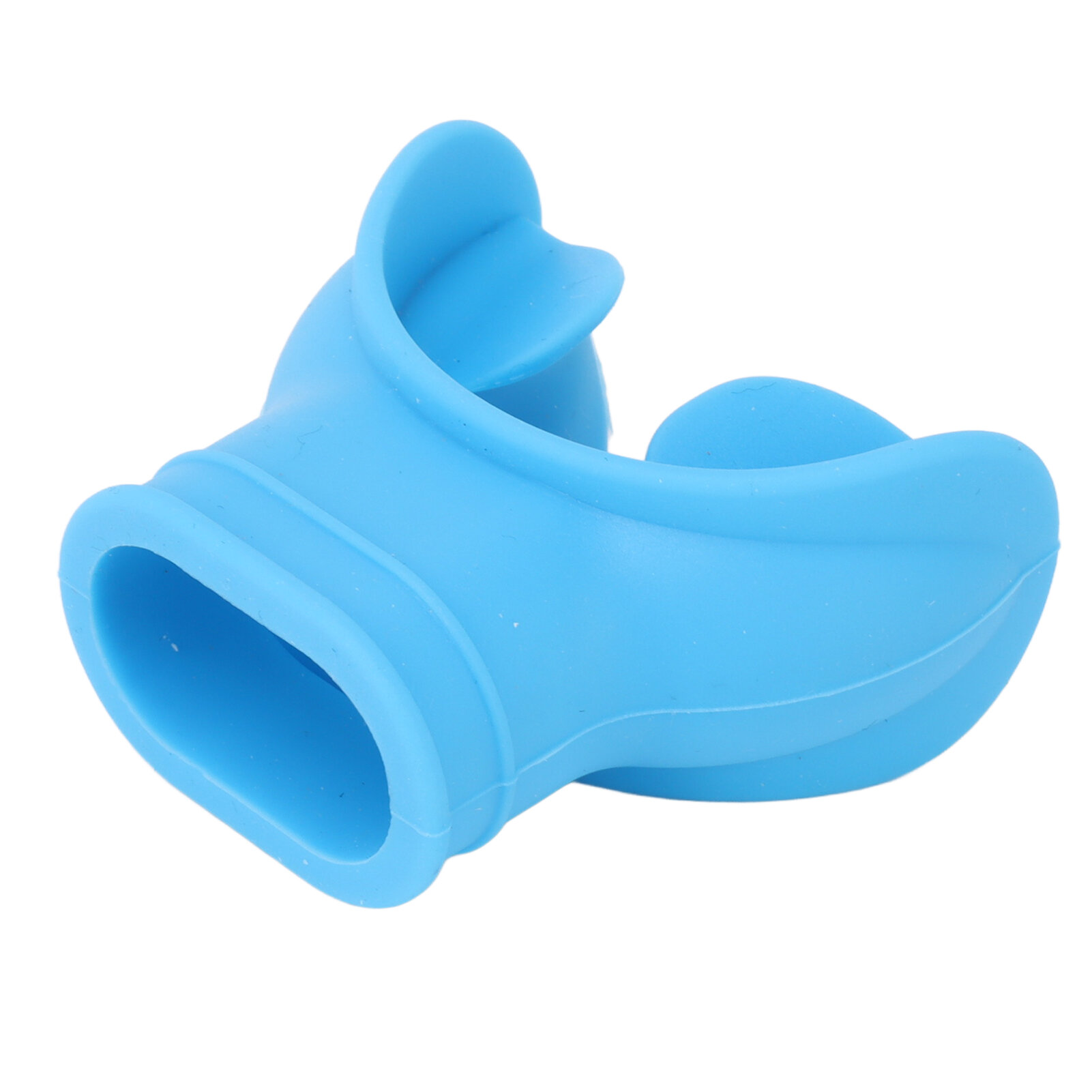 Регулятор для подводного плавания, мундштук, силиконовый универсальный комфортный мундштук для прикуса, регулятор для трубки, сменный, синий