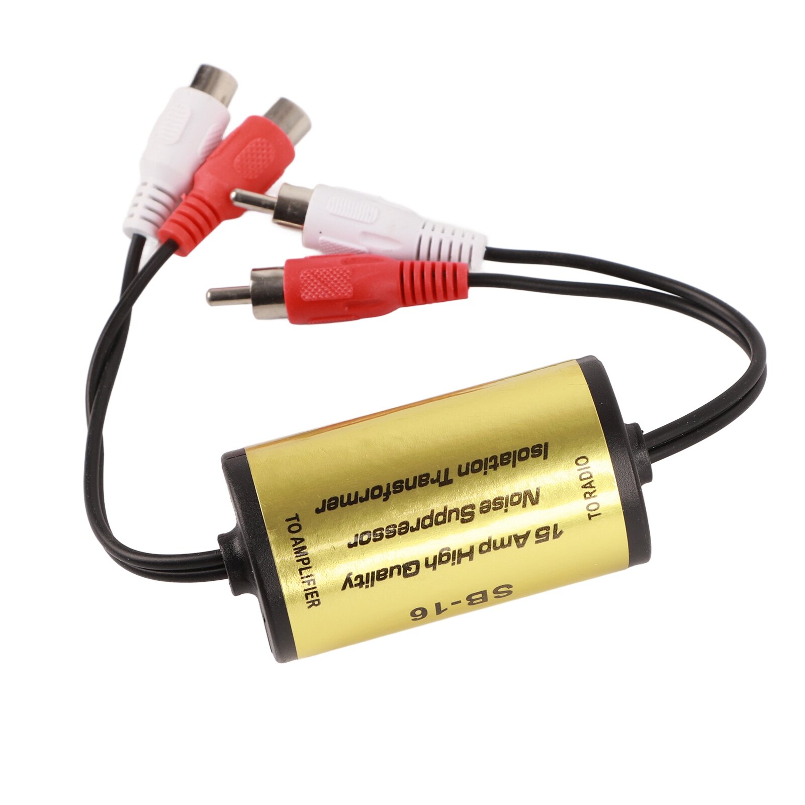 15A Noise Suppressor Stereo Anti Interference Audio Amplifier Filter Ground Loop Isolator — фото 1
