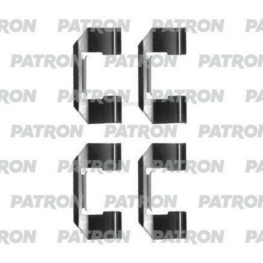 PATRON PSRK1102 Комплект монтажный тормозных колодок дисковых NISSAN: PRIMERA (P10) 06.90-06.96, PRIMERA HATCHBACK (P10) 06.90-06.96
