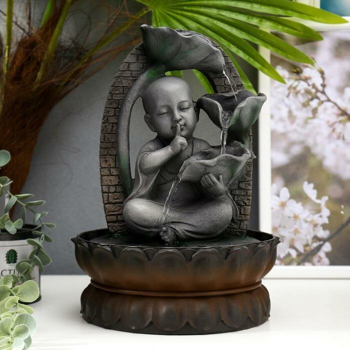 Декоративный фонтан Маленький Будда