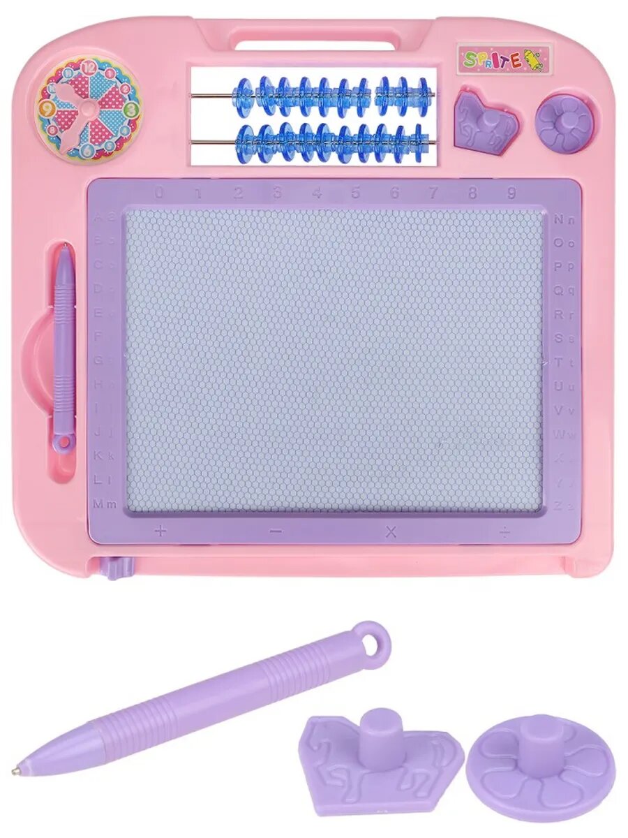 Доска магнитная для рисования (цвет микс 28.5x26.5см) (арт.