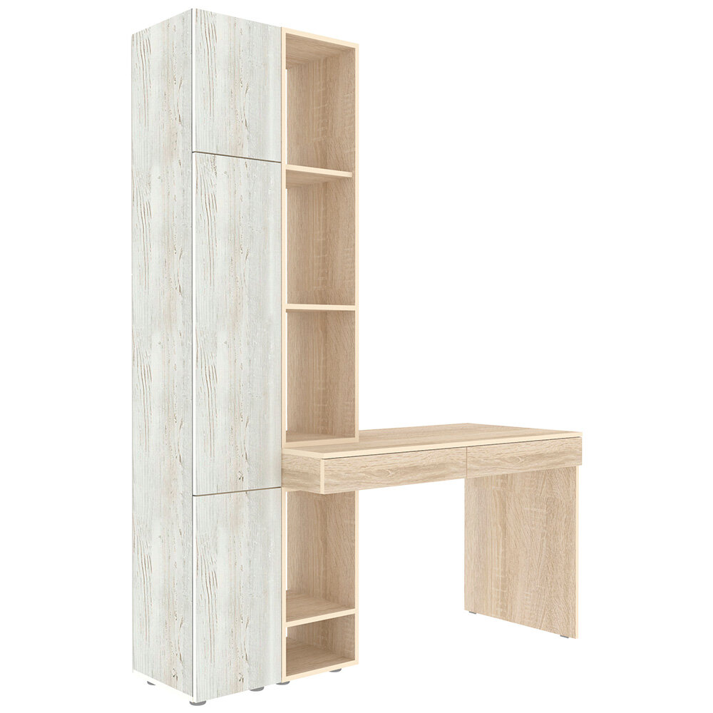 Стол письменный со стеллажом 1512 Дуб Сонома Винтерберг