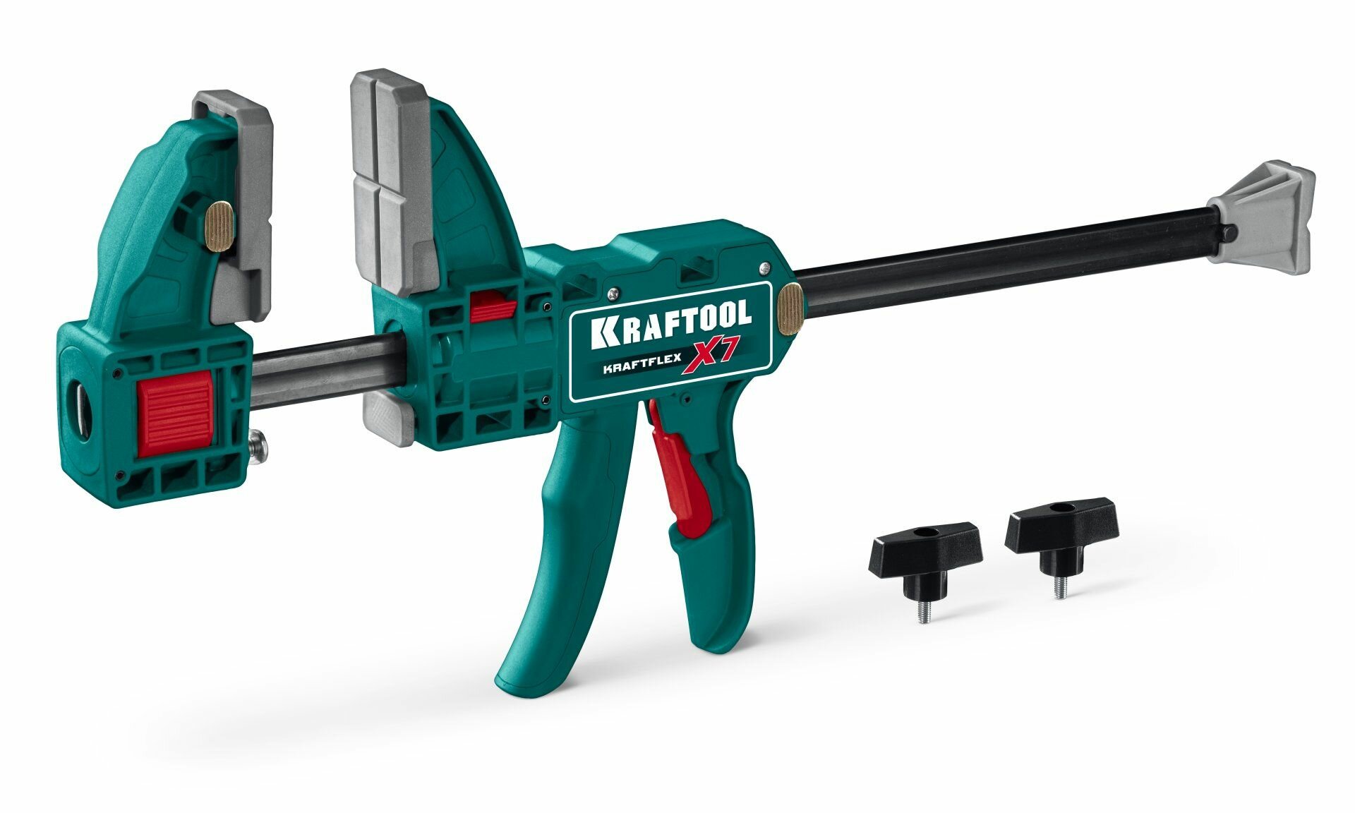 Струбцина быстрозажимная многофункциональная KRAFTOOL KRAFTFLEX X7 300x85 мм, усиление 160 кгс (32777-300)