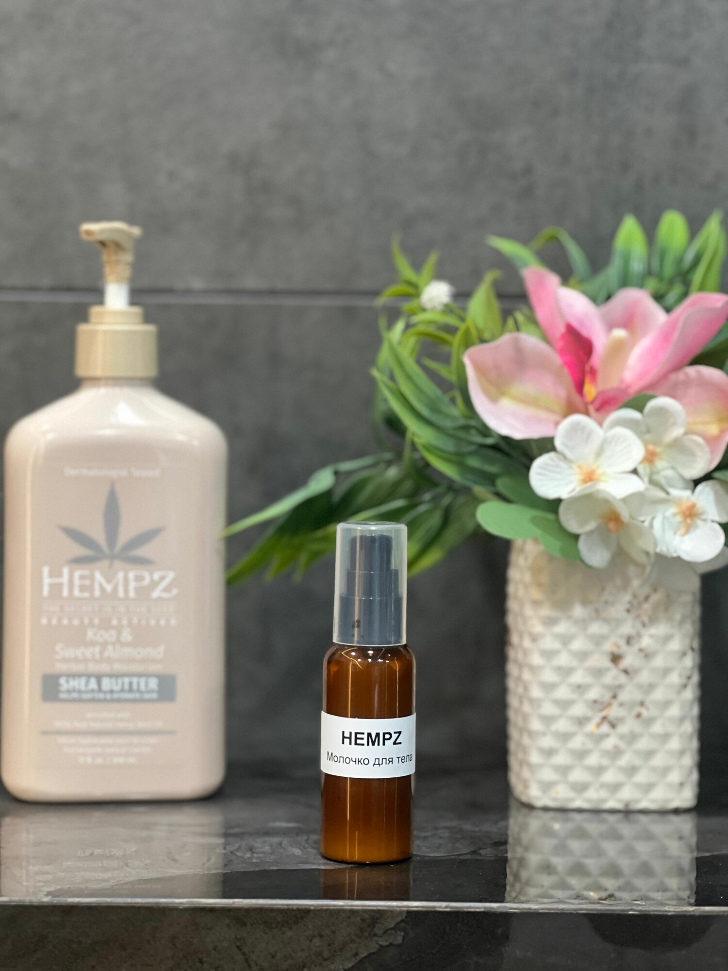 HEMPZ Молочко для тела увлажняющее Koa & Sweet Almond Smoothing Herbal Body Moisturizer 50 мл