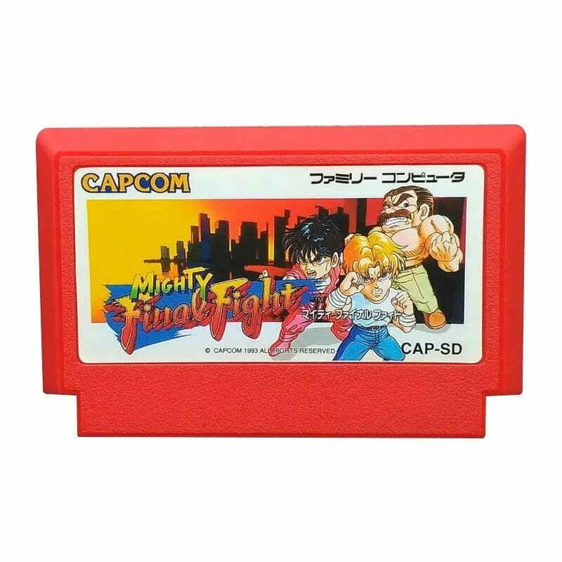 Mighty Final Fight - Игра 8-битный картридж Famicom - игровой картридж NES (8 bit, японская версия)