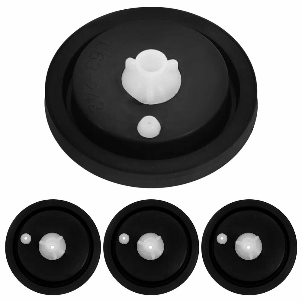 Комплект из 4 мембран электромагнитного клапана из пластика и силикона, для водоснабжения в домашних условиях