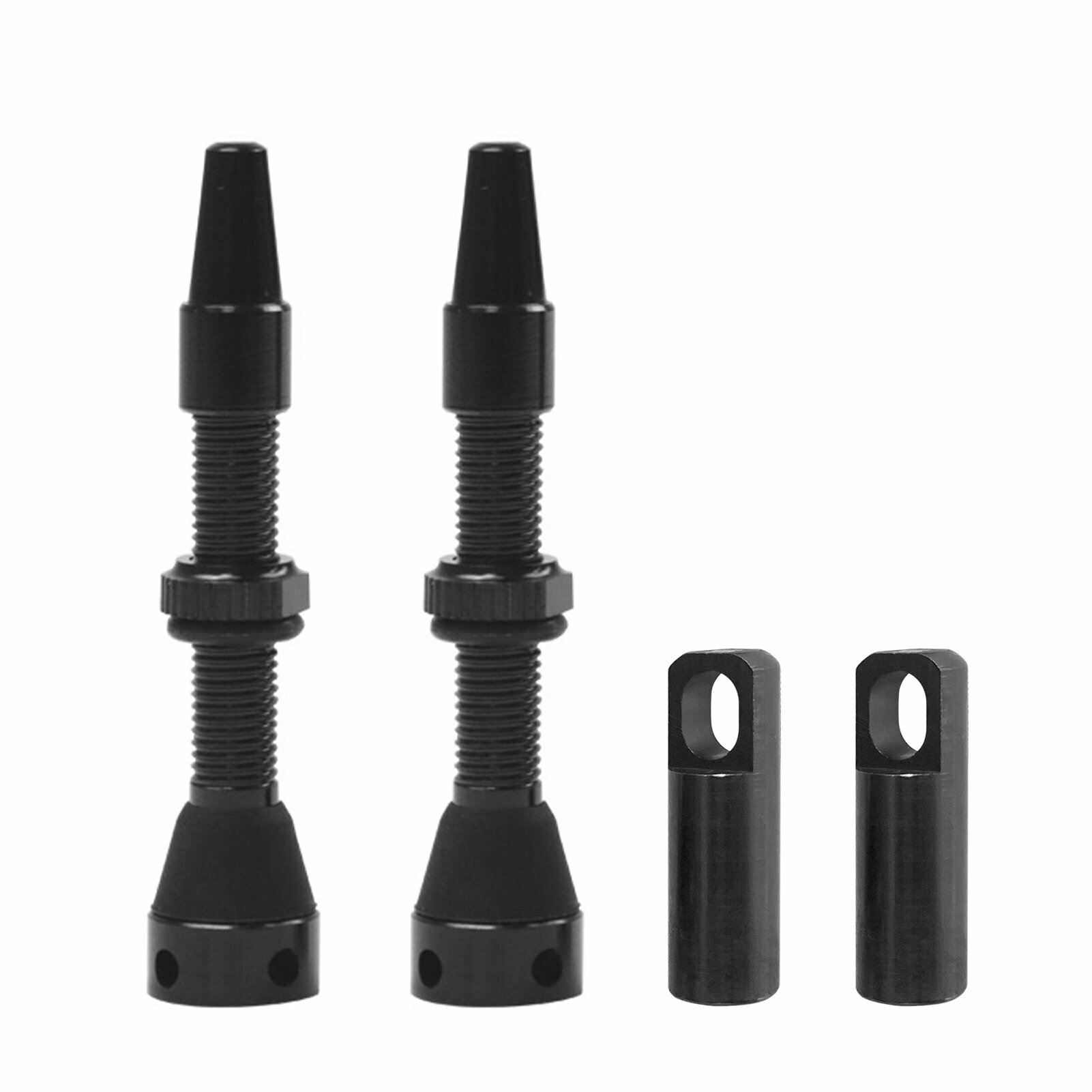 2 шт. алюминиевых сплавных ниппелей Presta для велосипедов, вакуумных ниппелей для горных и шоссейных велосипедов.