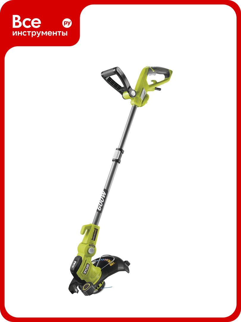 Триммер, Ryobi, Ryobi RLT6130 5133003641, выкашивания травы на приусадебных, применяется