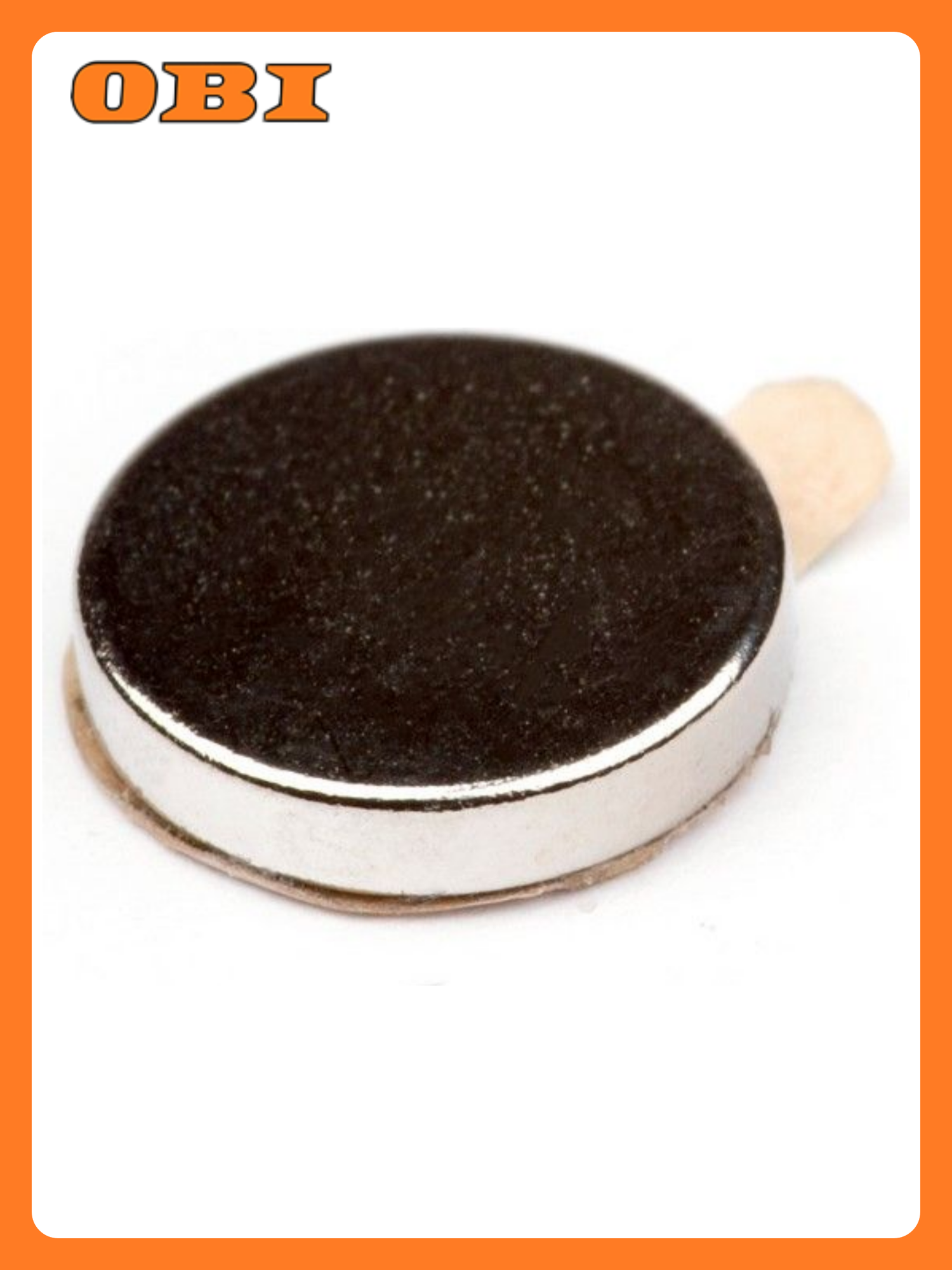 Неодимовый магнит Forceberg - диск 10х2 мм с клеевым слоем 10 шт