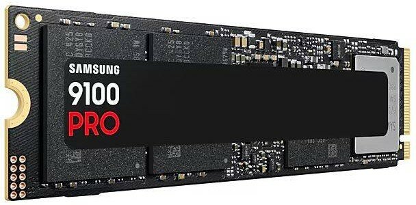 Накопитель SSD PCIe 1Tb Samsung MZ-VAP1T0BW 9100 Pro, M.2 NVMe 2.0, PCIe 5.0 x4, V-NAND TLC