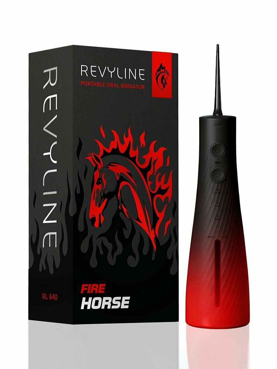 Портативный ирригатор Revyline RL 640, Fire Horse, для зубов и полости рта