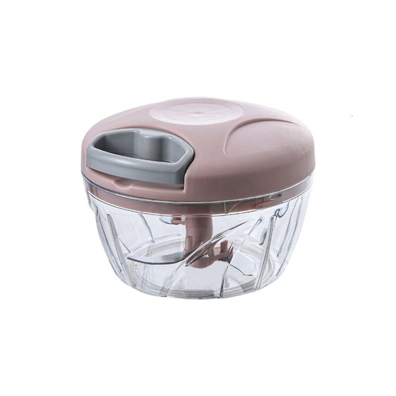 Чесноко-давилка и мясорубка, Розовый - Среднего размера