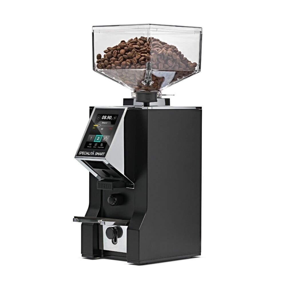 Кофемолка профессиональная жерновая для дома и кофейни Eureka Mignon Specialita Smart16CR Matt black