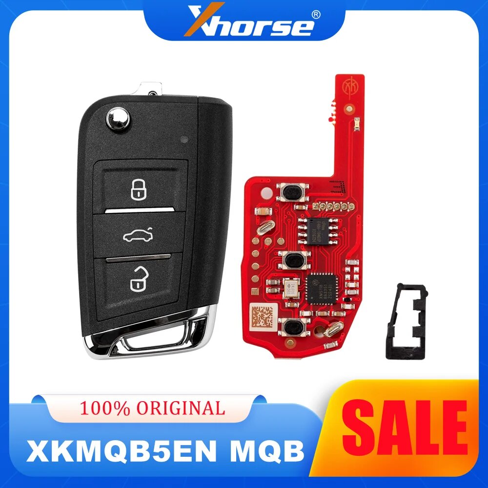 1 шт. XHORSE XKMQB1EN/XKMQB5EN MQB проводной универсальный дистанционный ключ 3 кнопки для программатора VVDI VVDI2